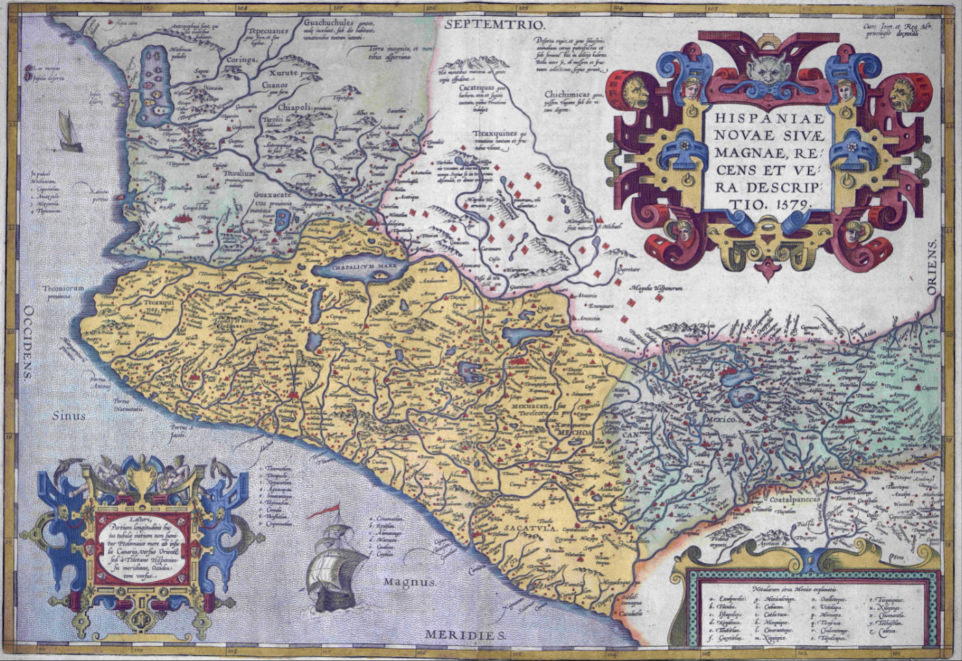 La Gran Chichimeca en el mapa de Abraham Ortelius (1579) - PÓRTICO ...