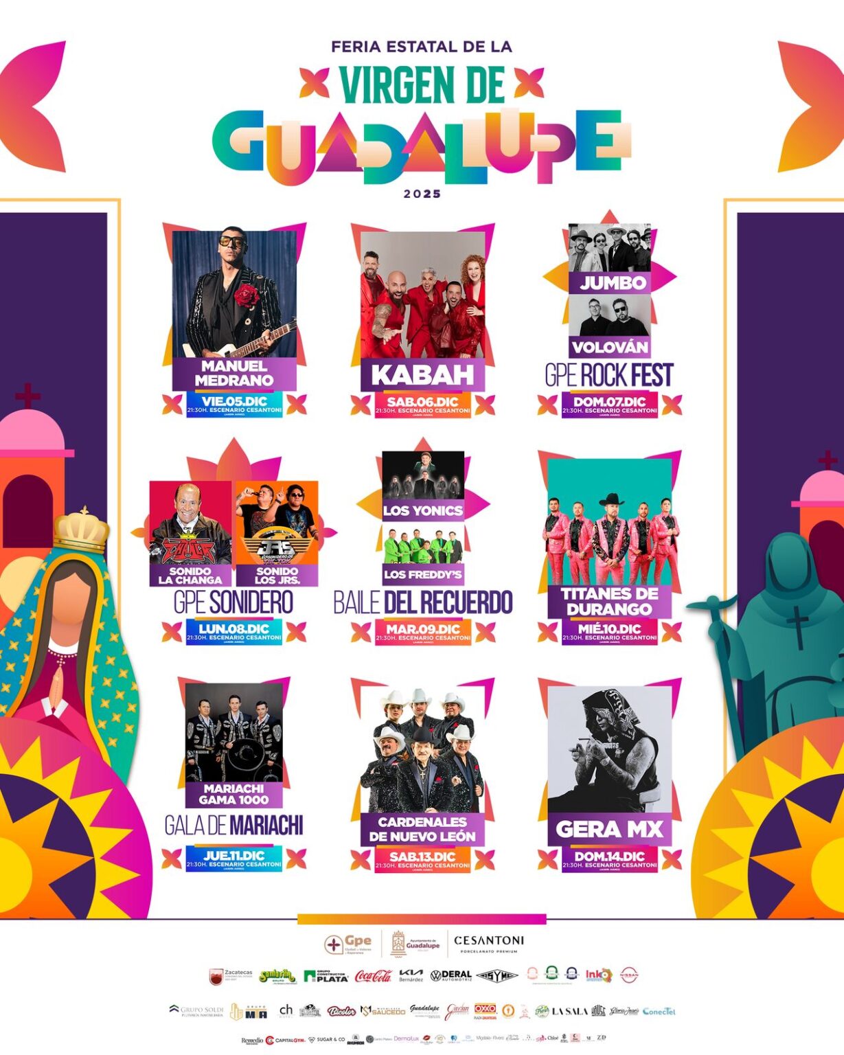 Presentan programa de la Feria Estatal de la Virgen de Guadalupe 2025 ...